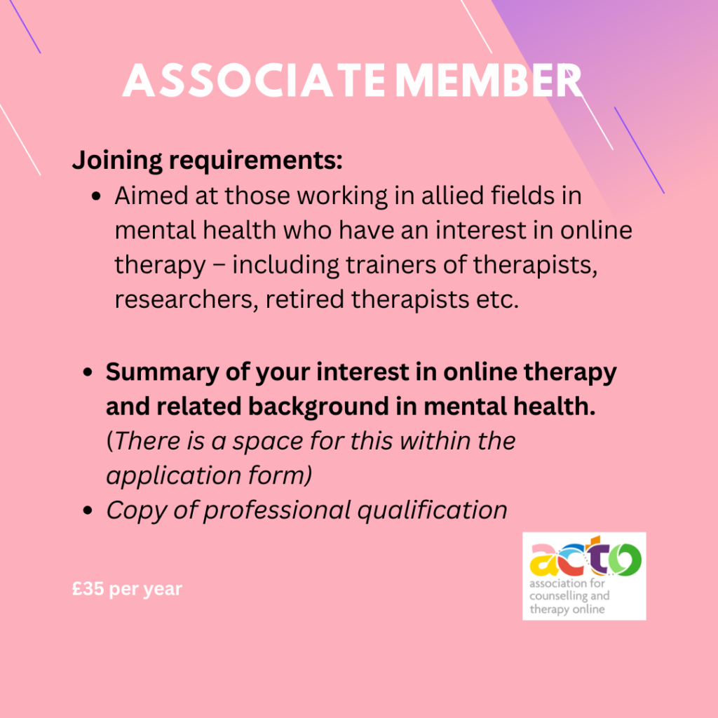 Associate Member Application - ACTO